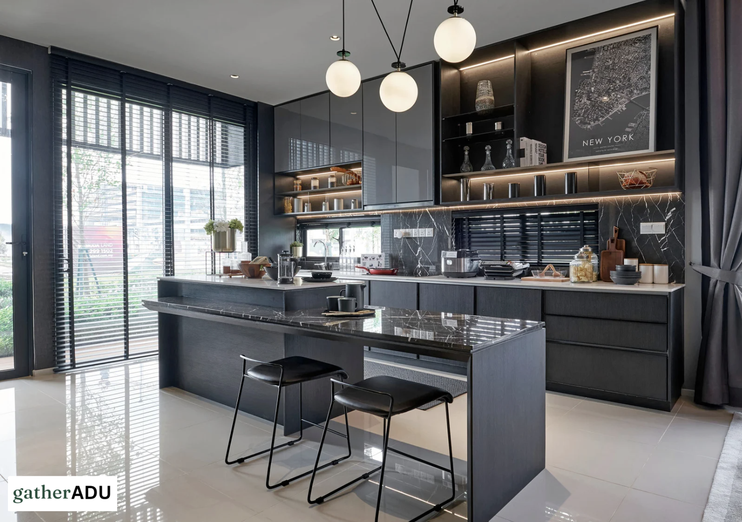 Multi-Functional ADU Kitchen Designs for Dining,...